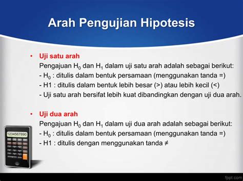 Uji Hipotesis Ppt Kelompok 10 Pptx