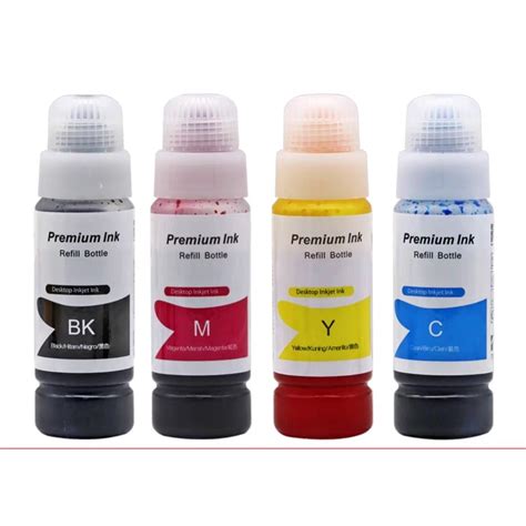 Premium Refill Ink Compatible Epson Printer Ink Bottle For Epson Eco Tank Ink Tank Printers