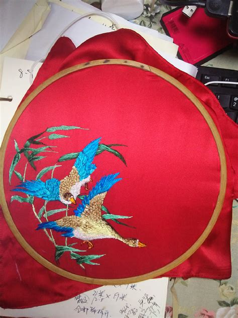 刺绣狮子水也池 站酷zcool