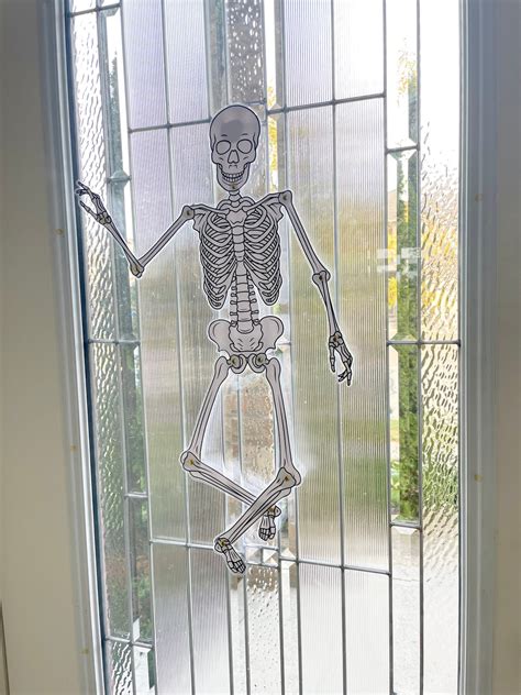 Movable Skeleton Printable Halloween Diy Craft Pdf Download Etsy