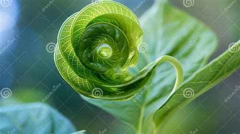 Fractal Pattern Resembling The Fibonacci Sequence In Nature Stock Image
