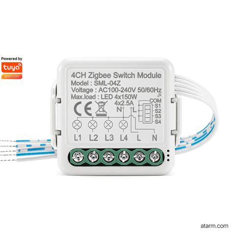 Sml 04z Zigbee 4ch Switch Module Atarm