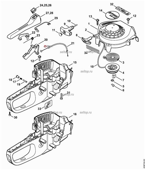 Visual Guide To Stihl Trimmer Parts