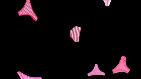 Pink Panty Drop Stream Alert Full Screen Animated Overlay With