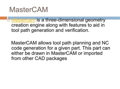 Introduction To CAD CAM CAD CAM Stands For Computer Aided Design CAD And Computer Aided