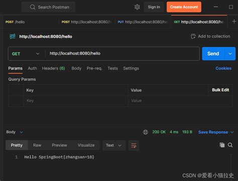 [week05作业]springboot helloworld入门andpostman简单使用 postman deletemapping csdn博客