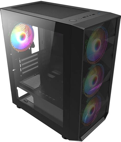 Cit Phantom Mid Tower Gaming Case Black