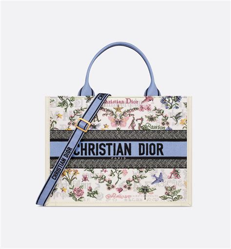 Dior Dioramour Dior Book Tote バッグ ミディアム Amour 1947 エンブロイダリー And カーフスキン