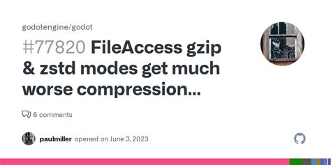 Fileaccess Gzip And Zstd Modes Get Much Worse Compression Ratios Than
