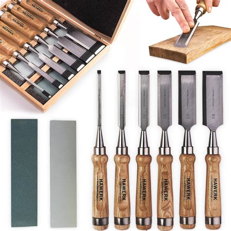 Premium Wood Chisel Sets With Case 6 Chisels And 2 Sharpening Stones In Nepal At Npr 7756 Rating 5