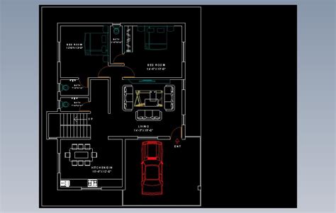 室内平面图 Autocad 模型图纸免费下载 懒石网