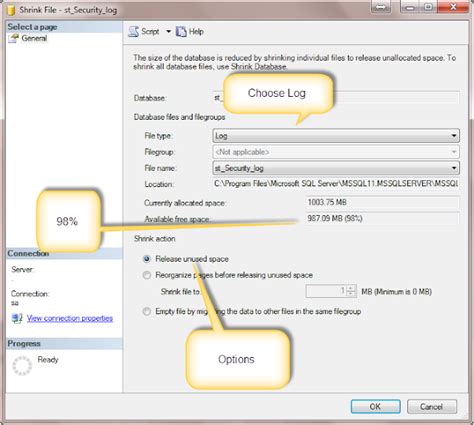 Cách Giảm Dung Lượng File Transaction Log Trong SQL Server