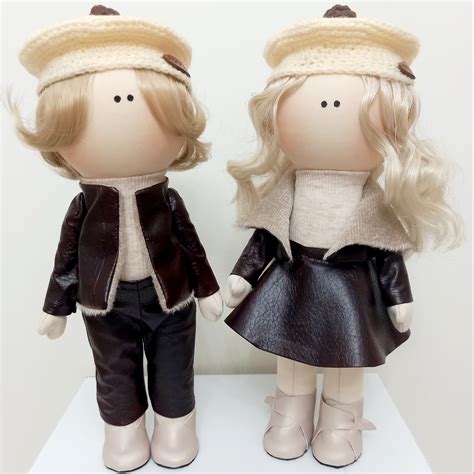 قیمت و خرید عروسک طرح روسی ست دختر و پسر کد 235 ارتفاع 30 سانتی متر