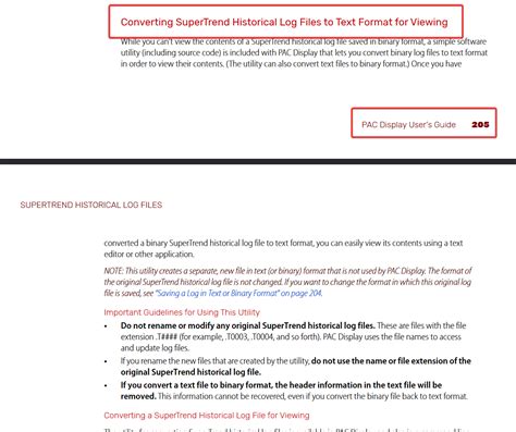How To Retrieve Binary Data Logged With Pac Display Pac Project