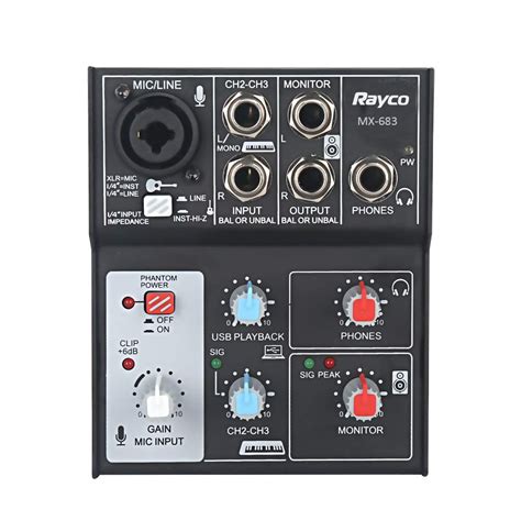 M Audio Mixer USB Interface For Small Concerts DJ Sets