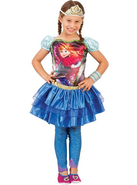 Anna Frozen Girls Costume Top Girls Disney Anna Costume Shirt