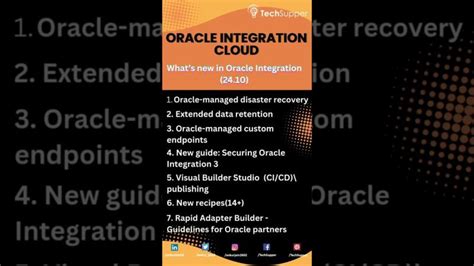 Whats New In Oracle Integration 2410 Latest Update In Oic Oic Oracle Cloud Oic