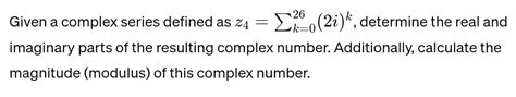 Calculus Complex Numbers Finding Real And Imaginary Numbers And The