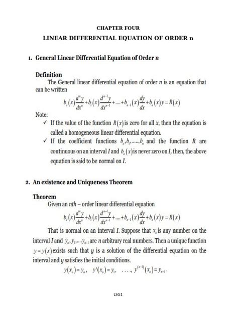 Chapter 4 Diff Equations Pdf