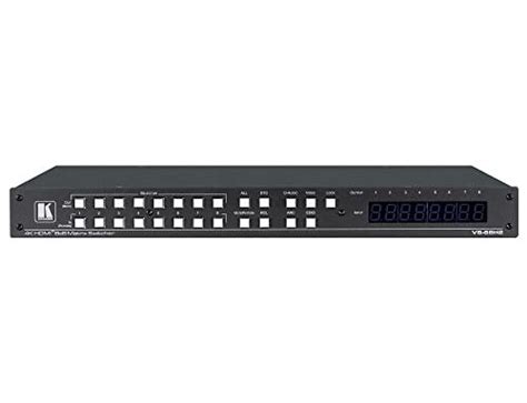 Kramer Vs 88h2 8x8 4k Hdr Hdcp 2 2 Matrix Switcher With Digital Audio Routing
