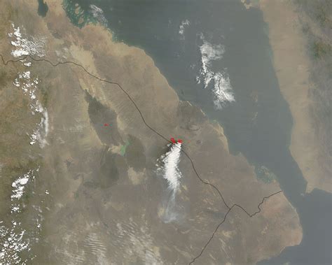 Activity At Nabro Volcano Eritrea