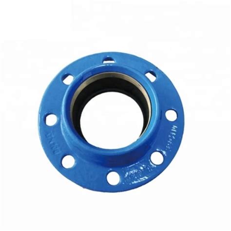 Round Di Flanged Adapter Ductile Iron Quick Flange Adaptor With Pn1016 For Pepvc Pipe Quick