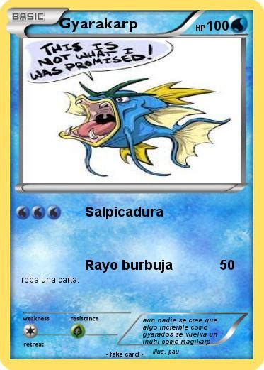 Pokémon Gyarakarp 10 10 Salpicadura Mi Carta Pokémon