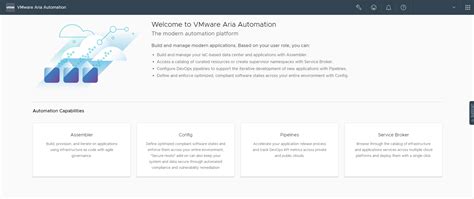 getting started with vmware aria automation