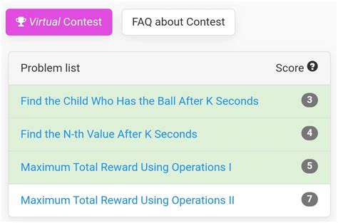 Nani Prabhakar On Linkedin Leetcodeweeklycontest401 Coding Programming Optimization