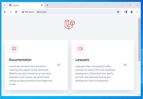 New Laravel App On Laragon