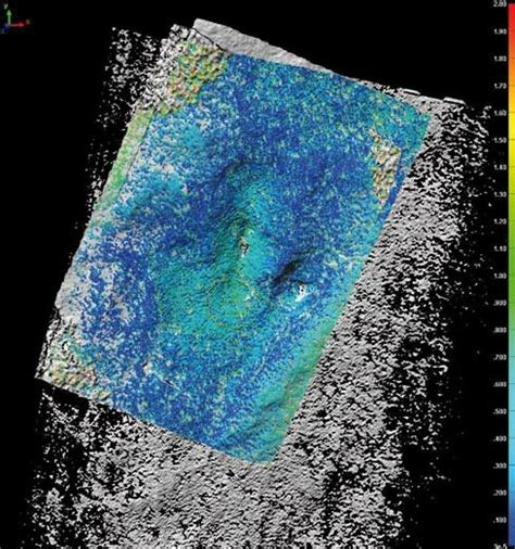 Colour Coded Difference Between The Laser Scanner And Photogrammetric Download Scientific