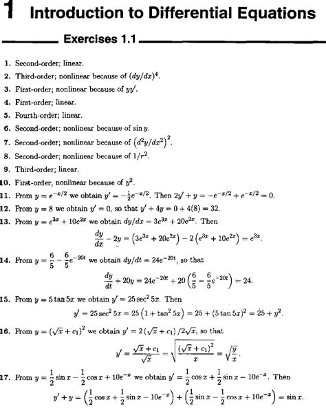Differential Equations By Zill 3rd Edition Solutions Manual