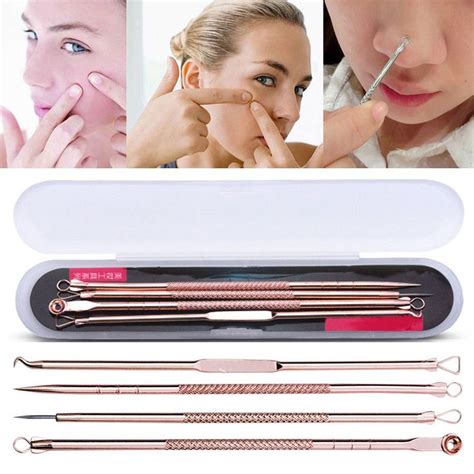Acne Black Head Pimple Removing Tool 4 Pieces Bd