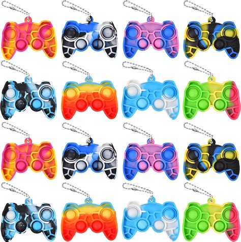 30 Packs Bulk Game Controller Backpack Mini Pop Fidget