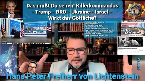 Hans Peter Freiherr Von Lichtenstein Killerkommandos Trump Brd