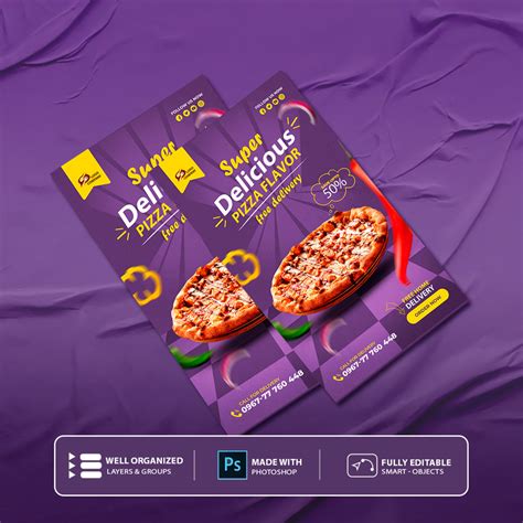 Spicy Delicious Flavor Pizza Model 304671 Templatemonster