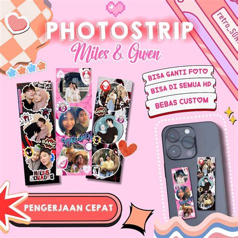 Print Photostrip Miles And Custom Gwen Photobooth Custom Polaroid