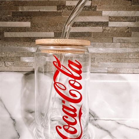 Coca Cola Glass Cup Etsy