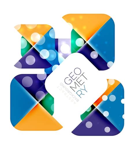 Premium Vector Square And Triangle Pattern Background