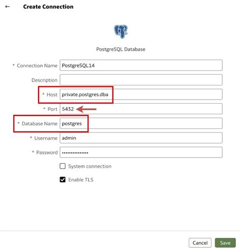 Connect To Oracle Cloud Infrastructure Database With Postgresql Using