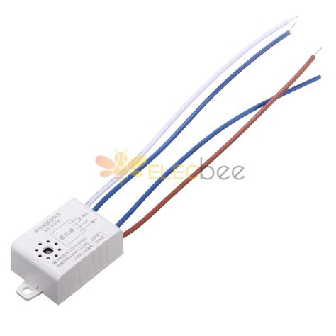Ac 220v 사운드 음성 센서 지능형 자동 켜기 끄기 전등 스위치 지연 시간