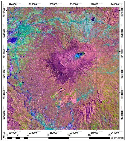 Principal Component Analysis In False Color Composite From Pc1 Pc2