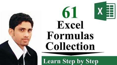Ms Excel Formulas List Learn 60 Formulas Collection In Hindi Step By Step Youtube