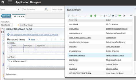 Modify Selectreserveditems Dialog Maximo Open Forum