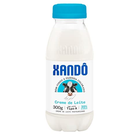 Creme De Leite Pasteurizado Xandô Frasco 300g Tateno Supermercado
