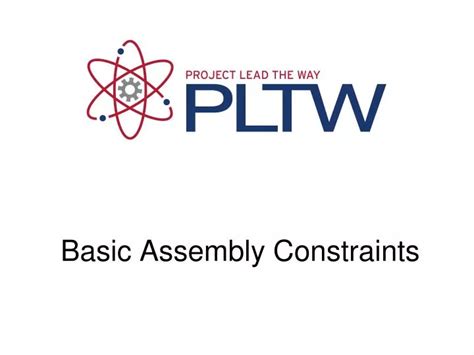 Ppt Basic Assembly Constraints Powerpoint Presentation Free Download