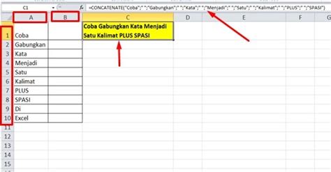 Rumus Menggabungkan Kata Di Excel Dengan Mudah Gammafis Blog