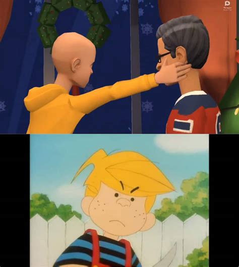 Dms Angry At Caillou For Slapping Grandpa By Supremevincent2022 On