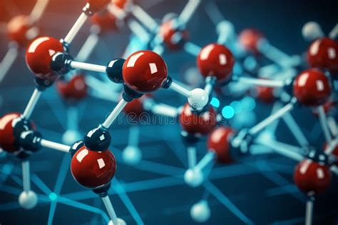 Science Molecular Structure Background With Atom Molecule Medical Concept Stock Illustration