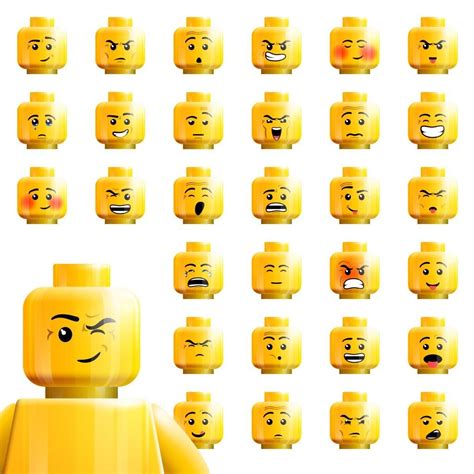 Pin By Estaja 4 On Opvoeding Lego Faces Lego Custom Minifigures
